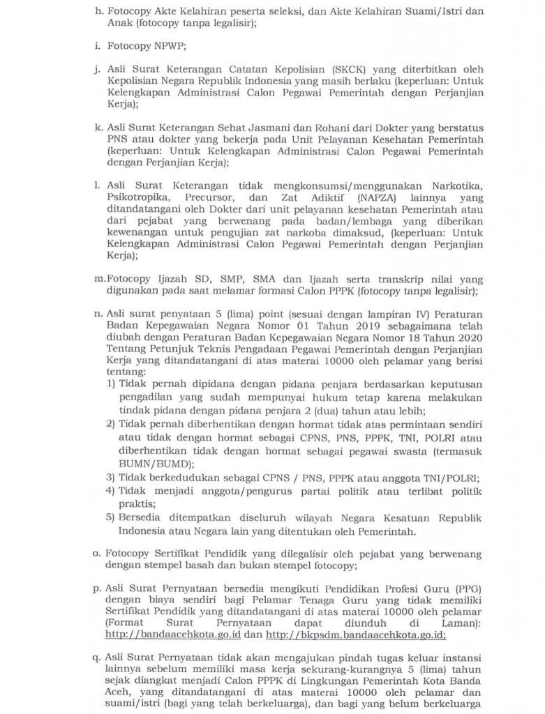 Hasil Seleksi Kompetensi Calon PPPK dan Pemberkasan Penetapan Nomor Induk PPPK Guru Tahap I ...