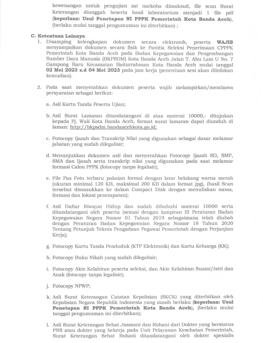 Pengumuman Hasil Seleksi Kompetensi Pasca Sanggah Calon PPPK Guru Formasi Tahun 2022 & Tata Cara ...